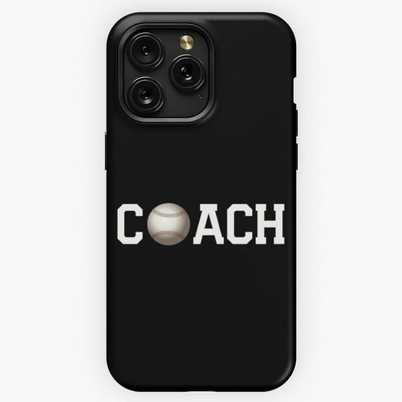 Baseball Coach Logo Minimal Graphic Art Design Case for iPhone 11 12 13 ...