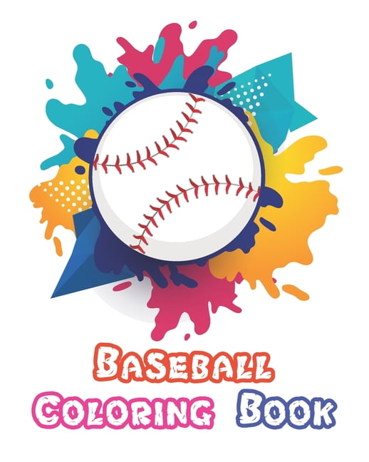 Baseball Coloring Book: A Coloring and Activity Book for Boys and Girls ...
