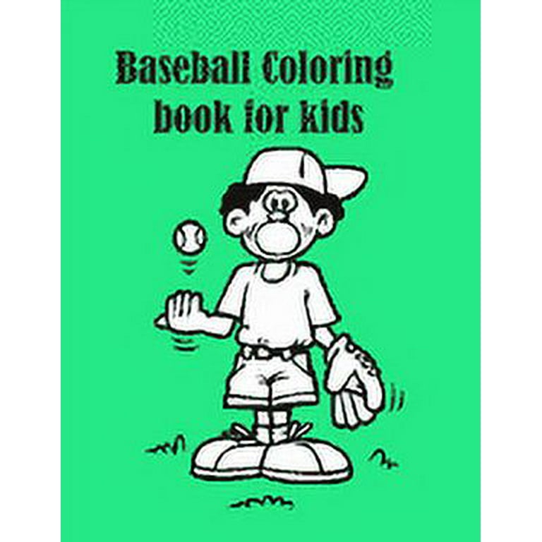 baseball coloring book for kids