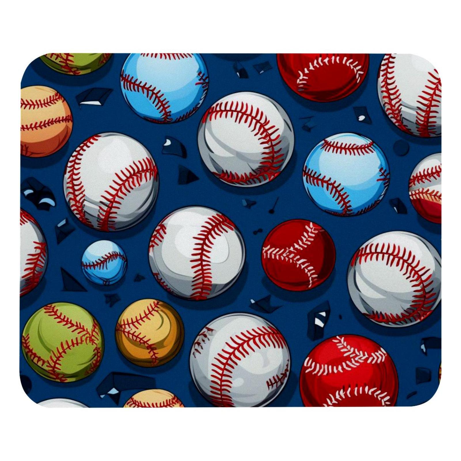 Baseball Computer Mouse Pad,Rubber Mouse Mat for Gaming, Office, Laptop ...
