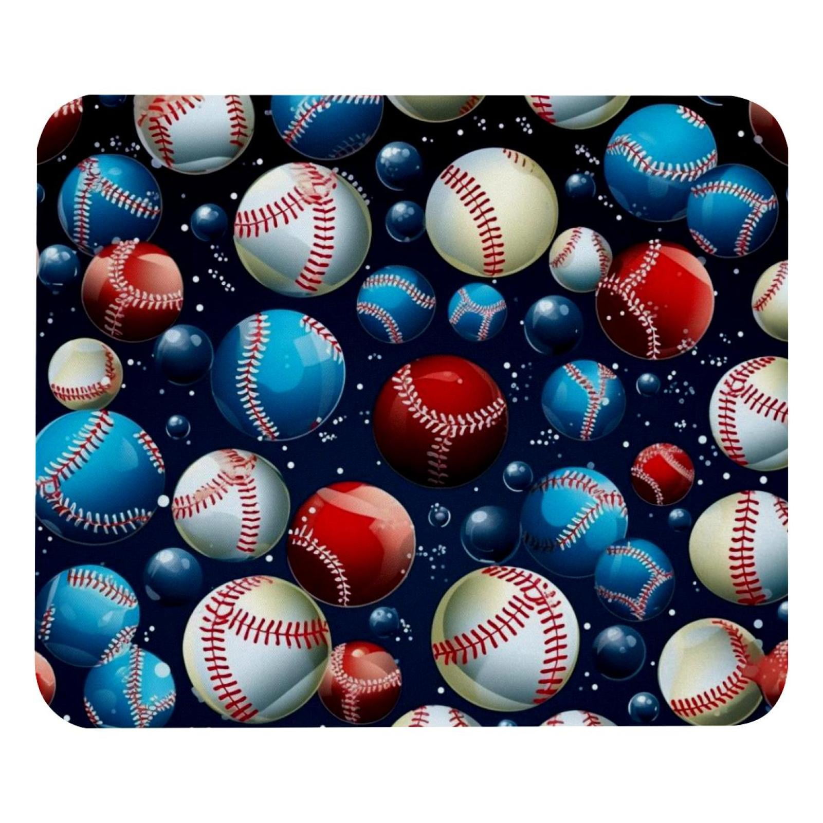 Baseball Computer Mouse Pad,Rubber Mouse Mat for Gaming, Office, Laptop ...
