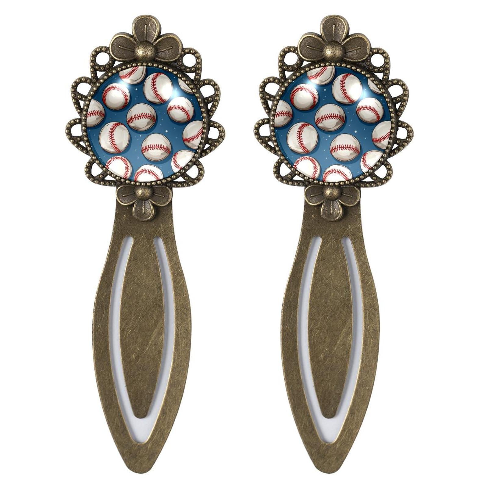 Baseball Copper-Colored Lace Bookmarks - Set of 2 Stainless Steel ...