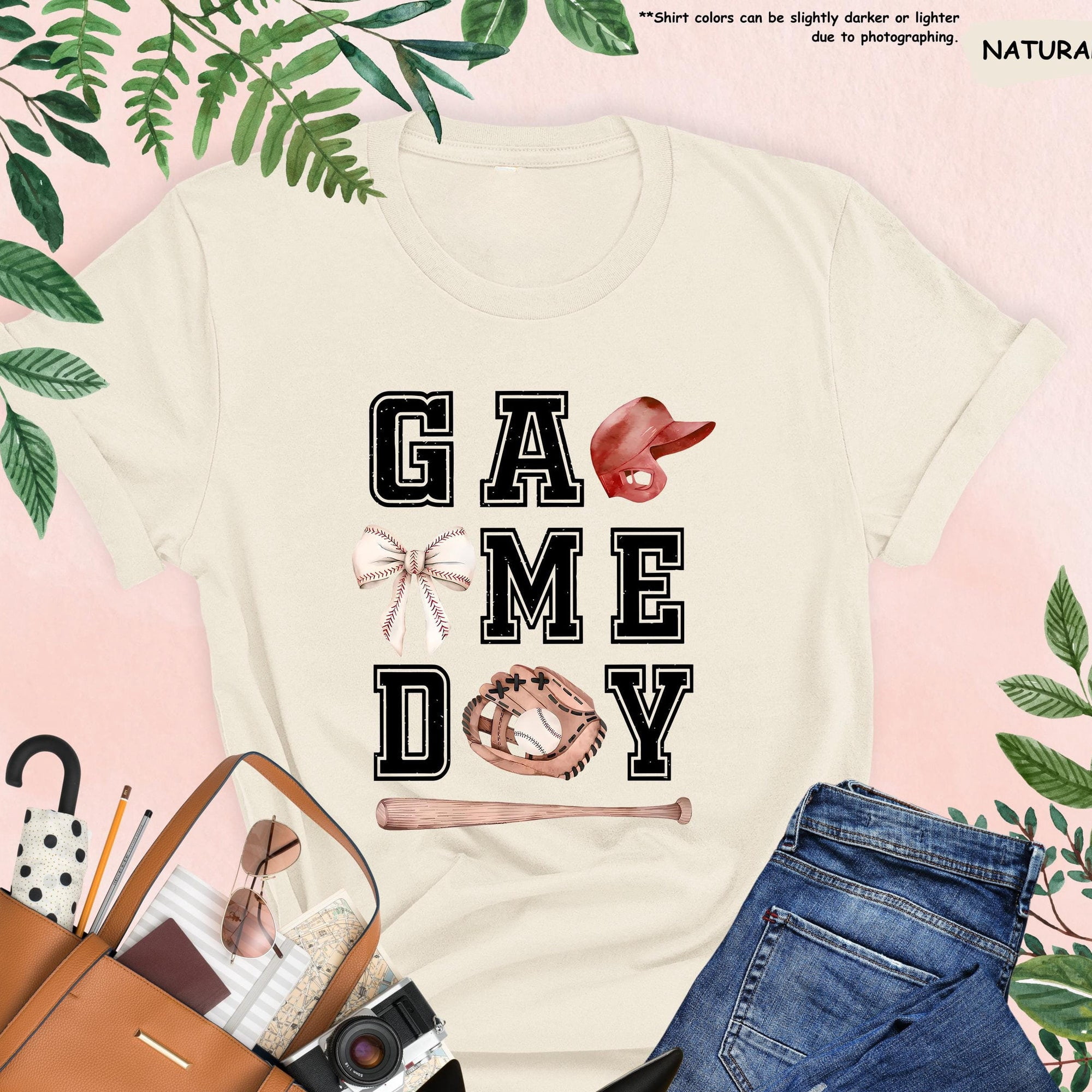 Baseball Coquette Bow Game Day Shirt Gameday Women Tee The Baseball ...