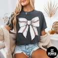 Baseball Coquette Bow Shirt, Baseball Mama Shirt, T-ball Mama Tee, Cute ...