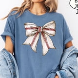 Baseball Coquette Bow TShirt Baseball Mom Shirt Baseball Season Shirt ...