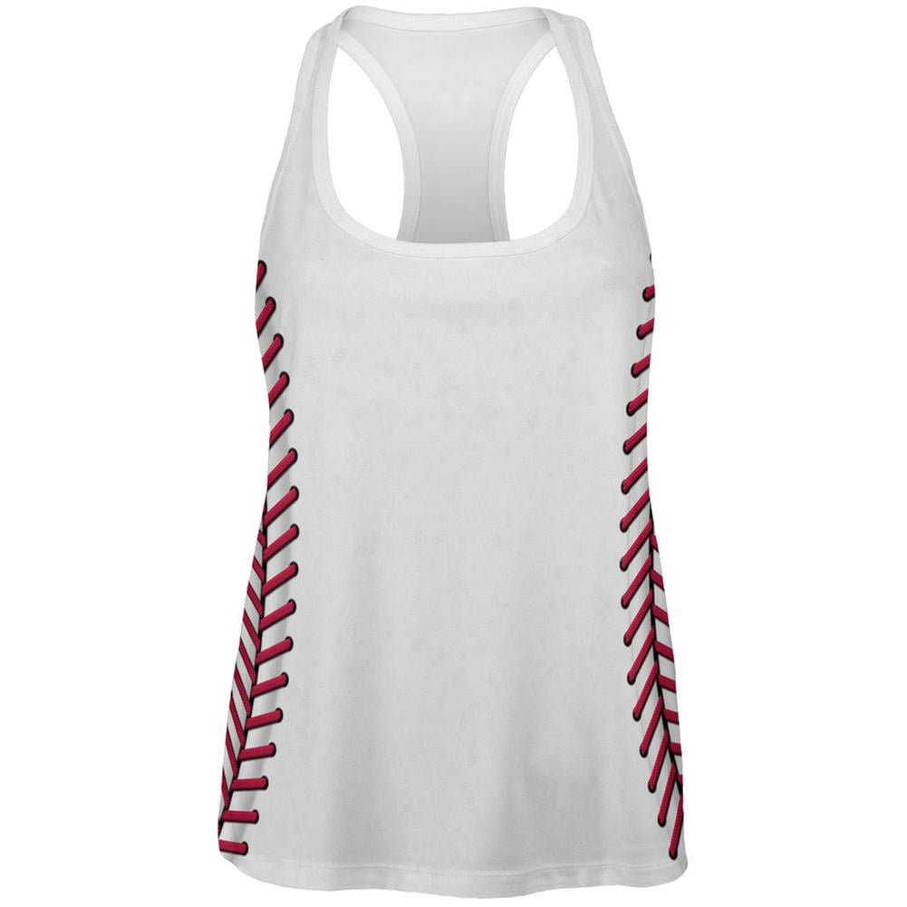 Baseball Costume All Over Womens Work Out Tank Top - Large - Walmart.com