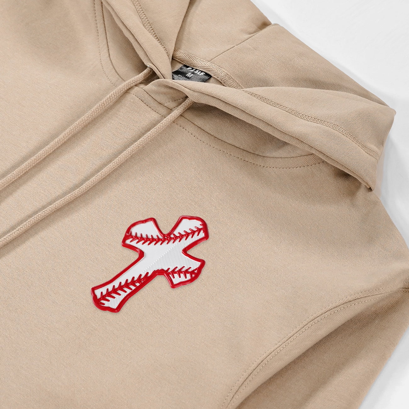 Baseball Cross Patch Hoodie - Walmart.com