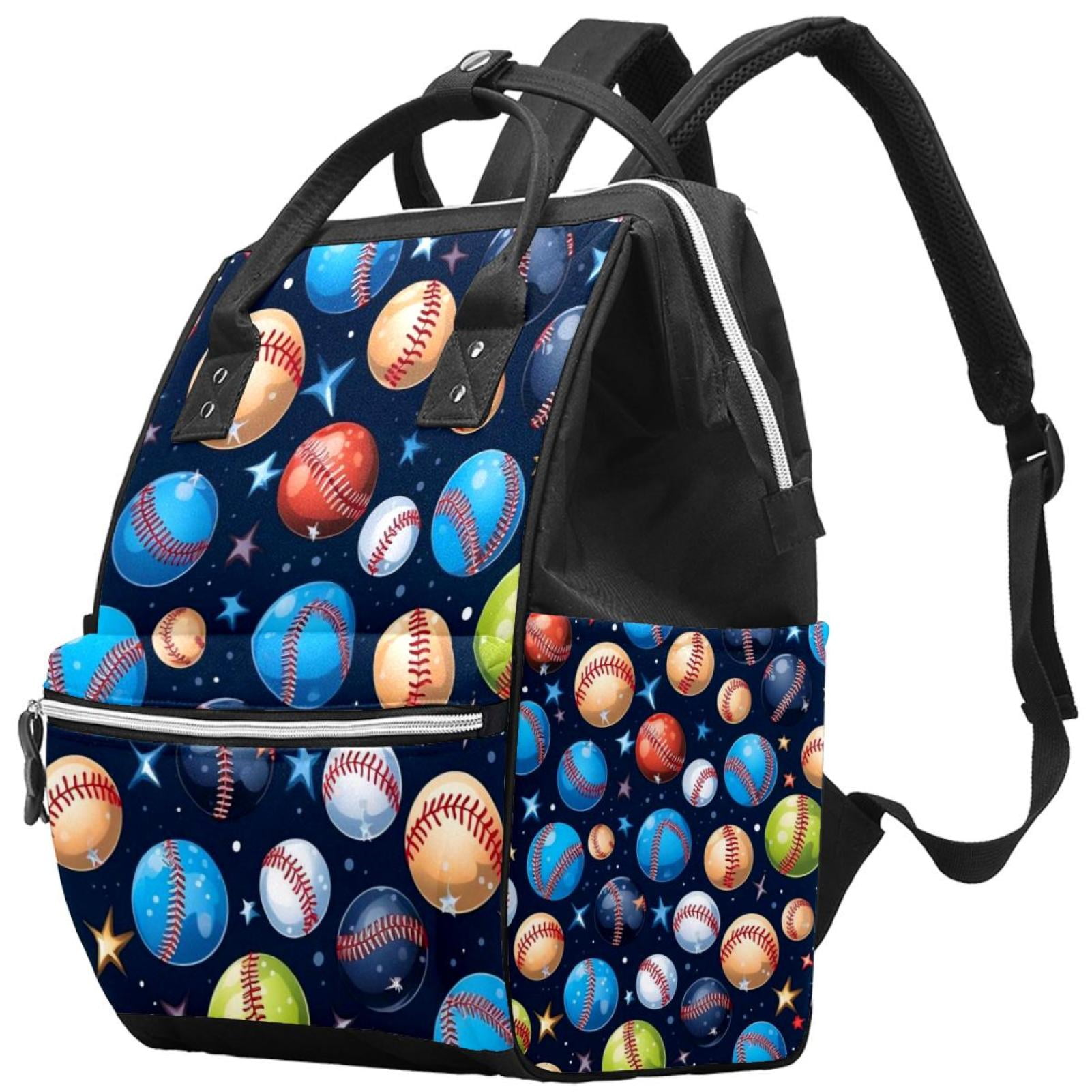 Baseball Cute Backpack with Adjustable Shoulder Strap, Large Capacity ...