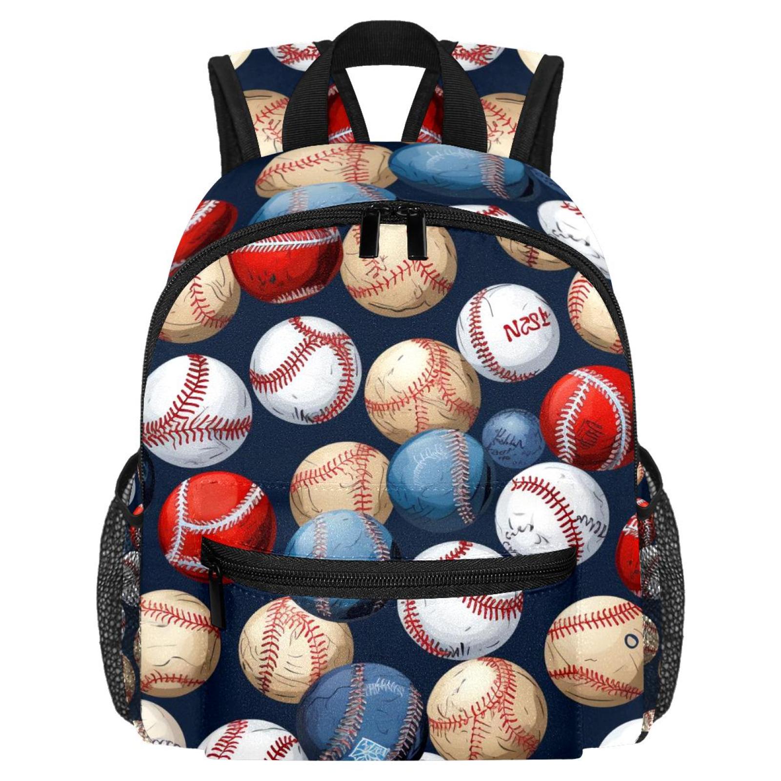 Baseball Cute Book Bag with Adjustable Shoulder Strap, Large Capacity ...