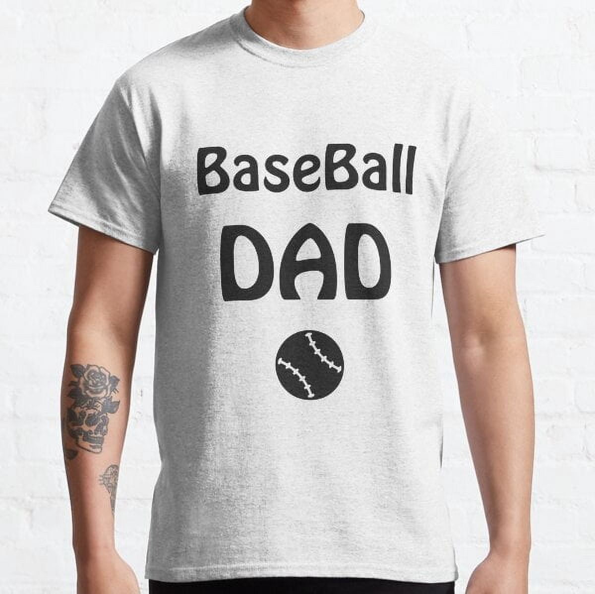 Baseball Dad Béisbol Padre Classic T-shirt - Walmart.com