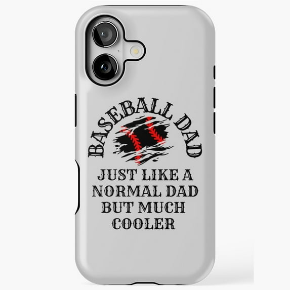 Baseball Dad Father’s Day Holiday Gift Phone Case with iPhone 17 11 12 ...