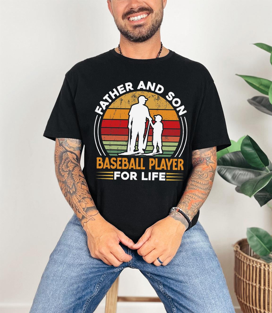 Baseball Dad Shirt, Father and Son Baseball Player For Life Shirt ...