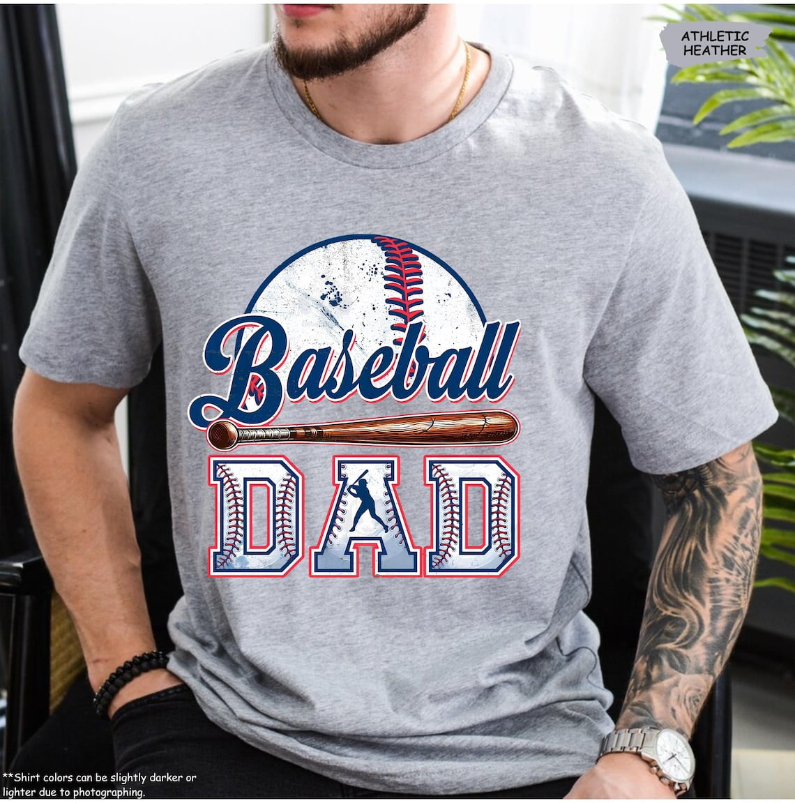 Baseball Dad Shirt, Father's Day Baseball Dad, Vintage Look Sports Dad ...