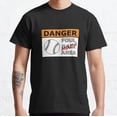 Baseball Danger Foul Mouth Area Warning Sign Classic T-shirt - Walmart.com