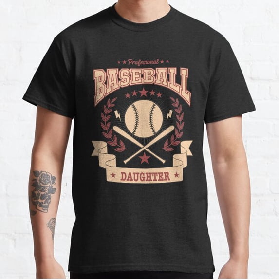 Baseball Daughter Family Names Also Available Classic T-shirt - Walmart.com