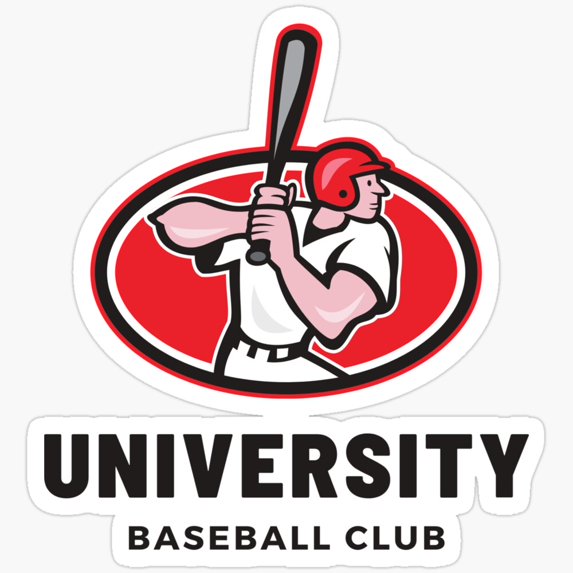 Baseball Design Sticker Phone Decal Water Bottle Stickers Car Decals ...
