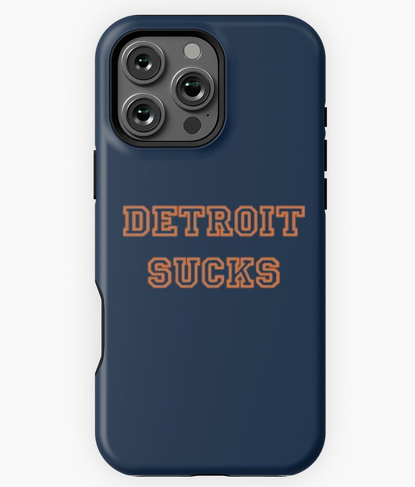 Baseball Detroit Sucks Rivalry N847 Phone Case for iPhone 17 16 15 14 ...