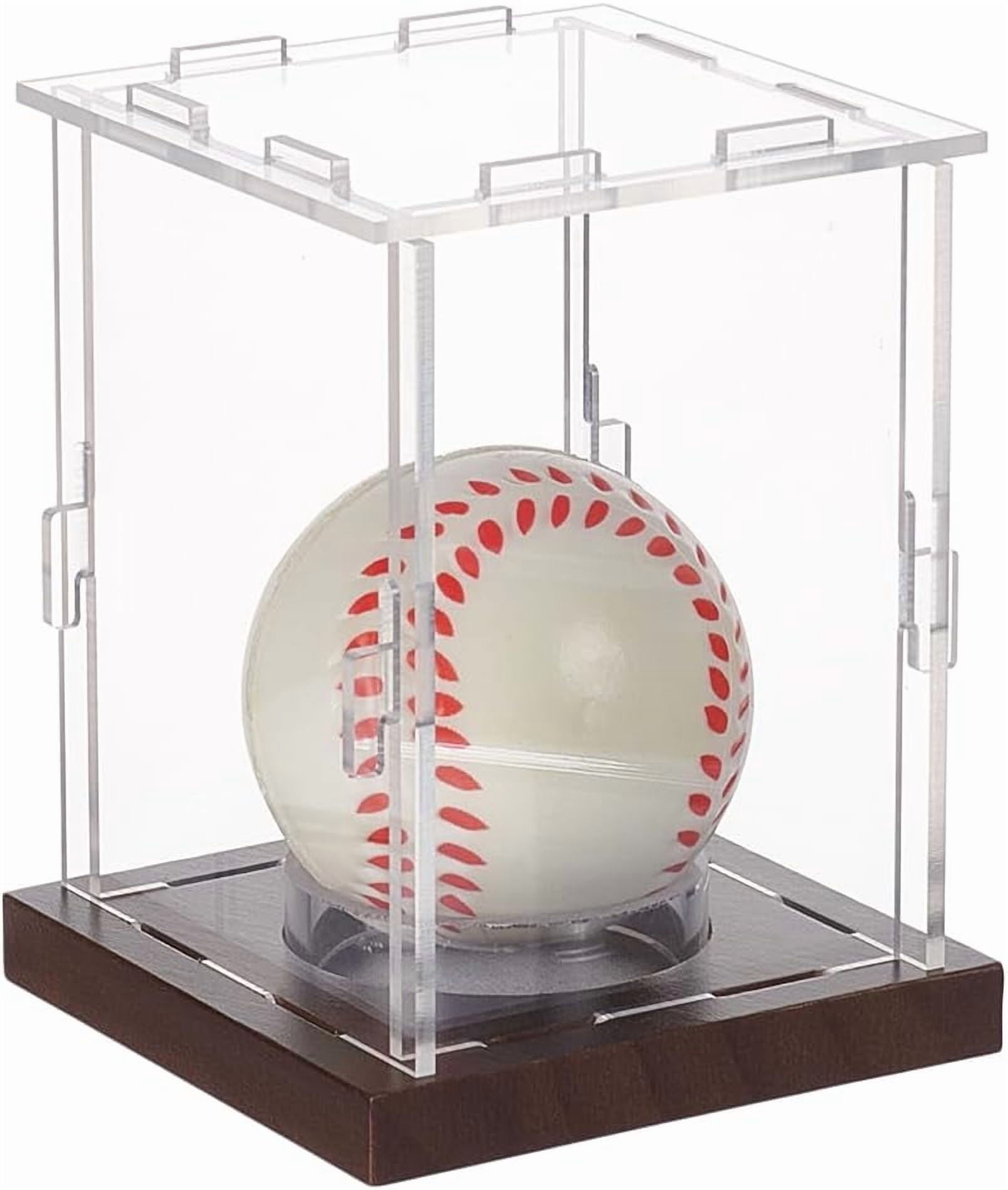 Baseball Display Case Rectangle Transparent Acrylic Baseball Displays ...