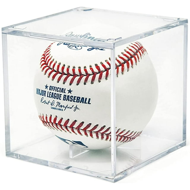 UV Protected Acrylic Baseball Display Case, Clear Box, Autograph ...