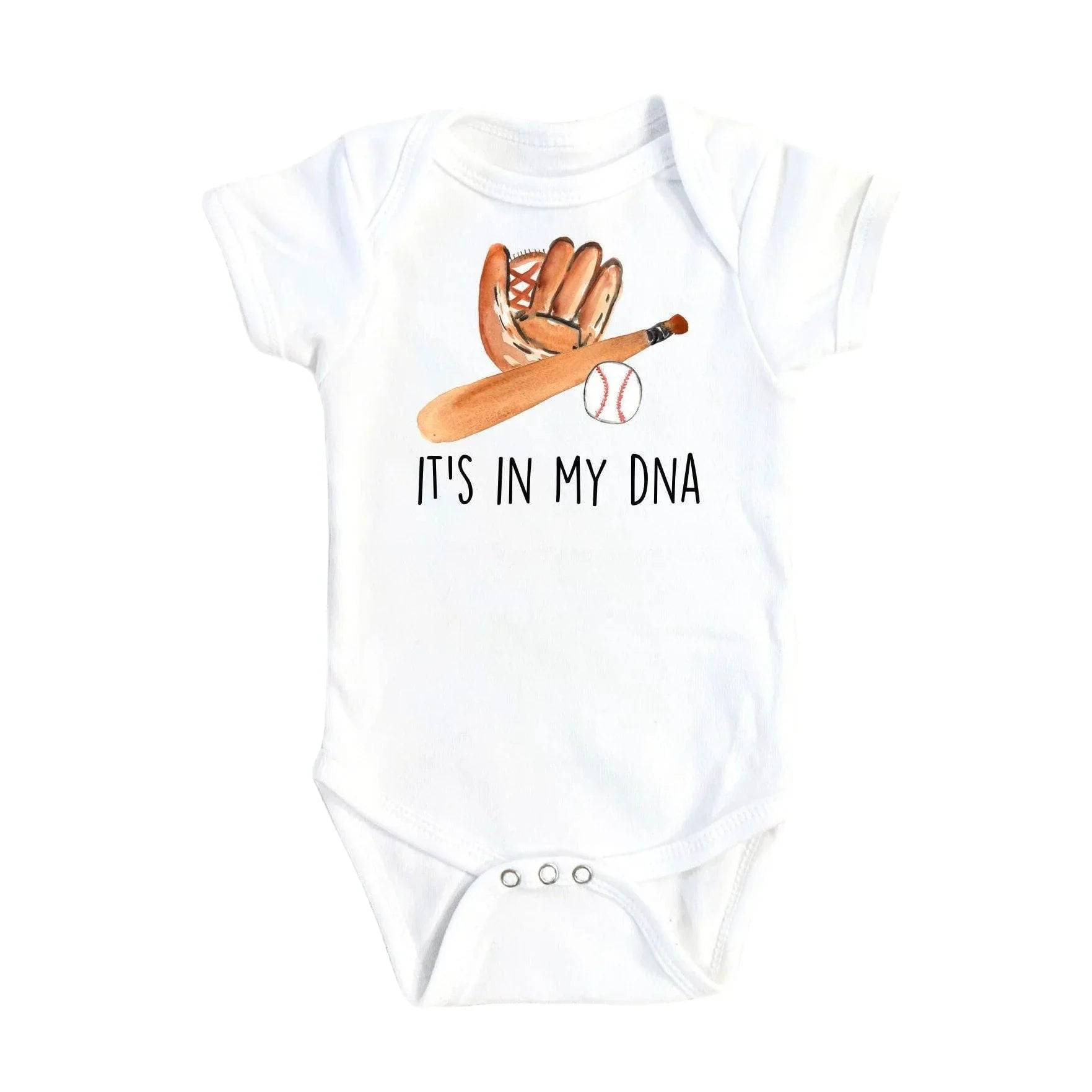 Baseball Dna Glove - Baby Boy Girl Clothes Infant Bodysuit Funny Cute ...