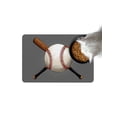 Baseball Doormat Non Slip Diatomaceous Earth Door Mat Absorbent Quick ...