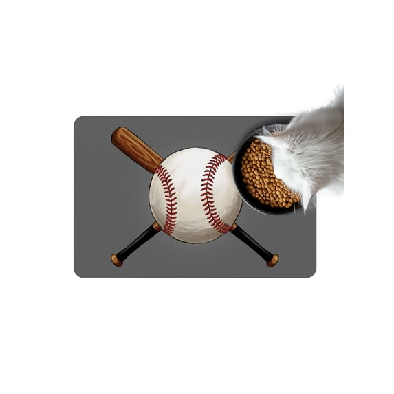 Baseball Doormat Non Slip Diatomaceous Earth Door Mat Absorbent Quick ...