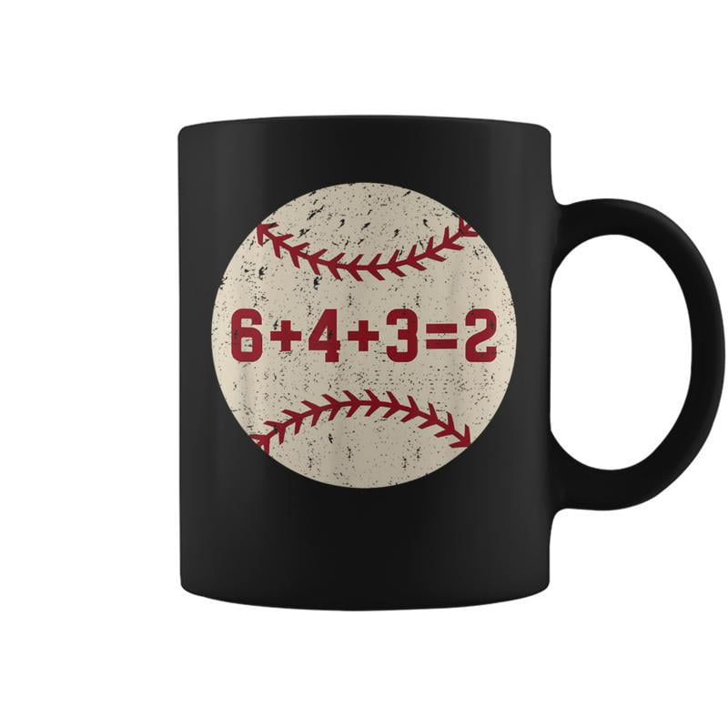 Baseball Double Play Retro Baseball Player Coffee Mugs - Walmart.com