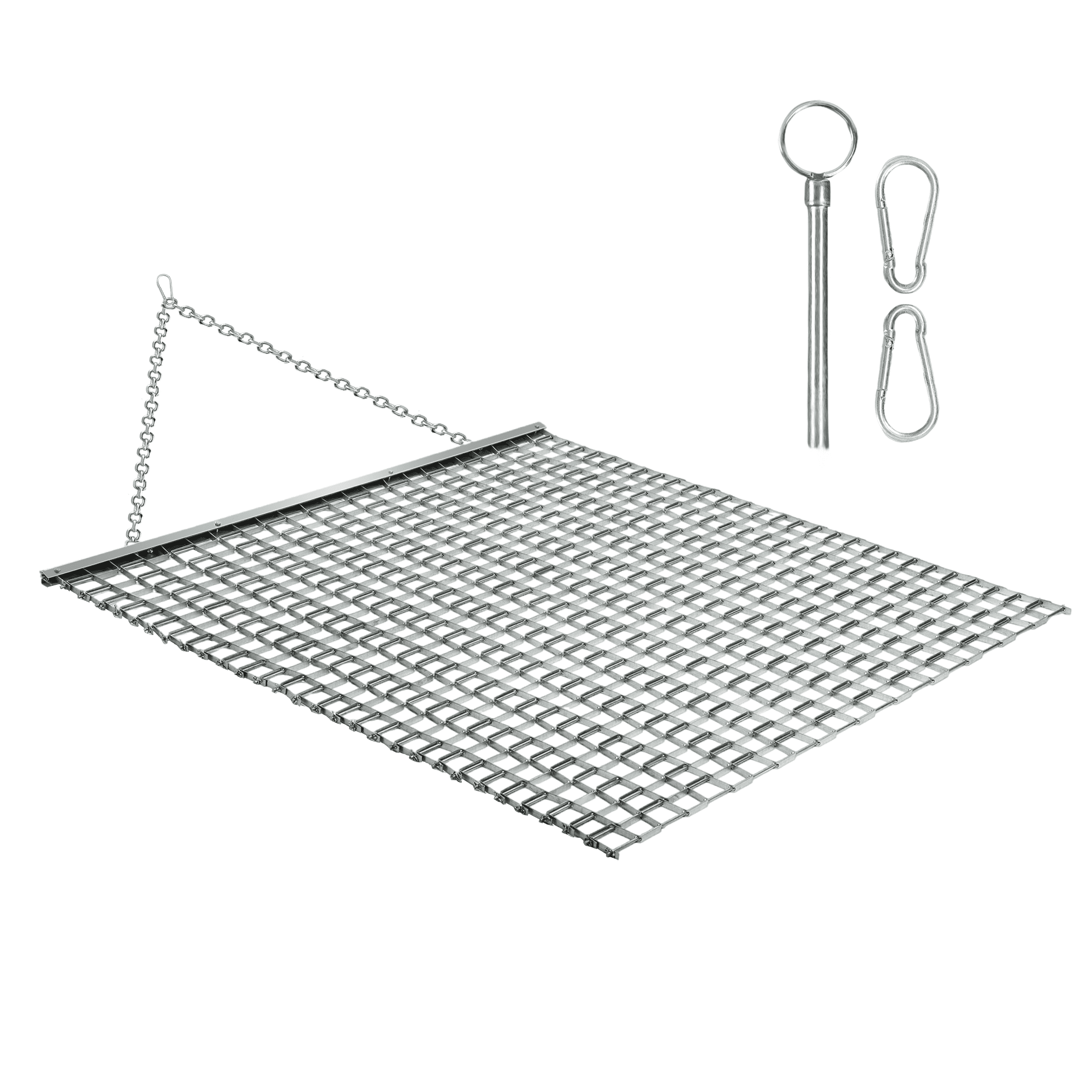 ATV/UTV 4x4 Steel Baseball Drag Mat, Heavy Duty Lawn Rake for Field ...