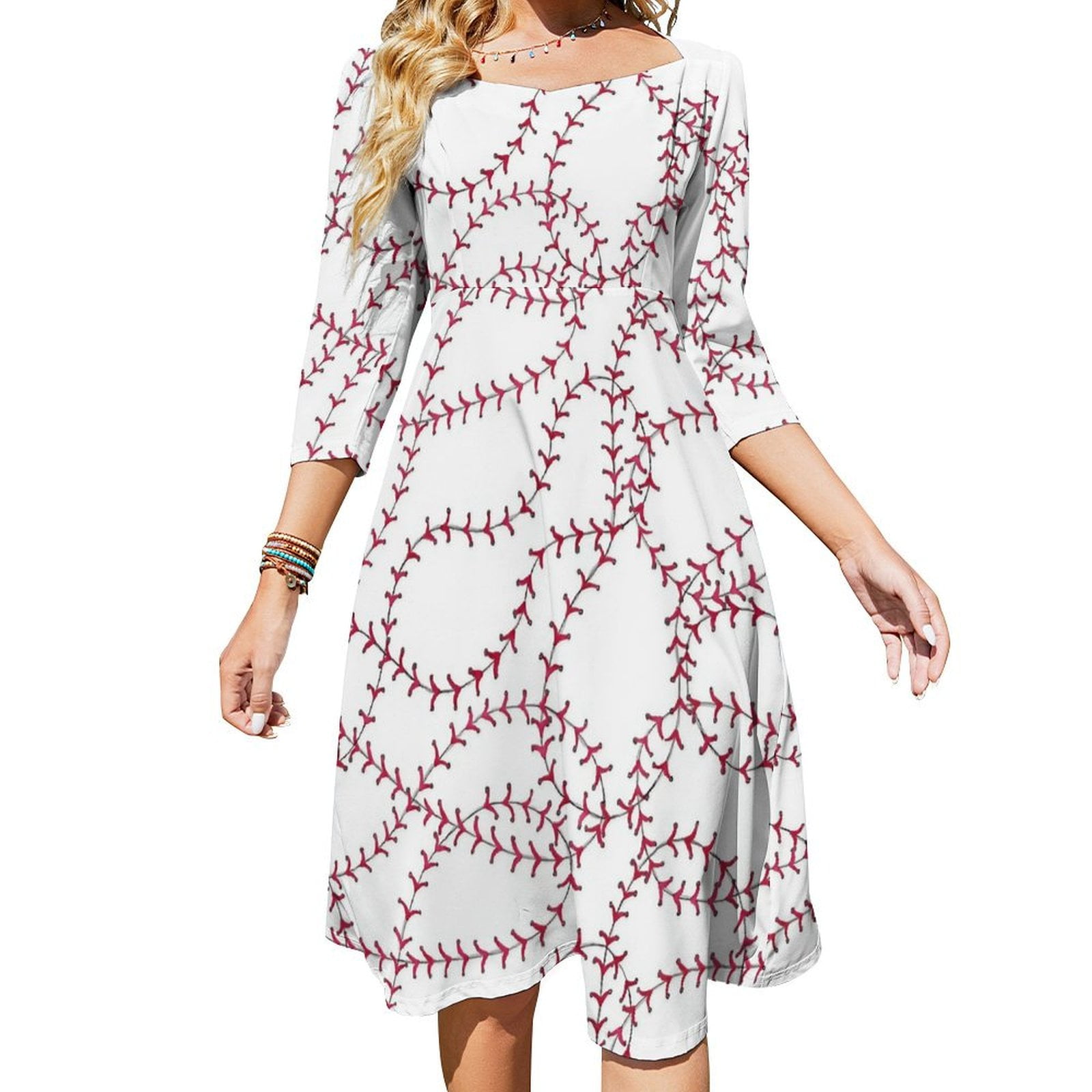 Baseball Dress Summer Dresses Woman Street Style Big Size Casual Dress ...