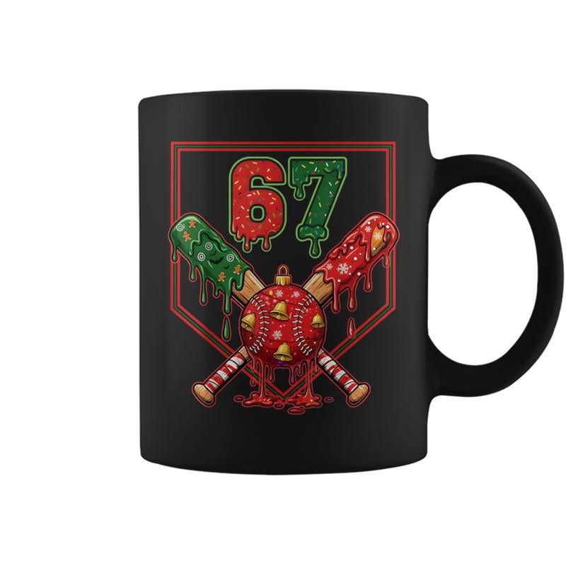Baseball Drip Christmas Meme Six Seven Gen Alpha Slang Coffee Mugs ...