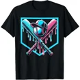 Baseball Drip For Boys Ice Cream Drip Boys Baseball T-Shirt S-5XL ...