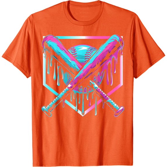 Baseball Drip For Boys Ice Cream Drip Youth Boys Baseball,Full Sizes S ...