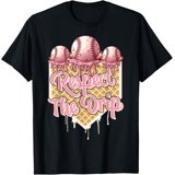 Baseball Drip Ice Cream Drip Youth Respect The Drip Unisex Men Women T ...