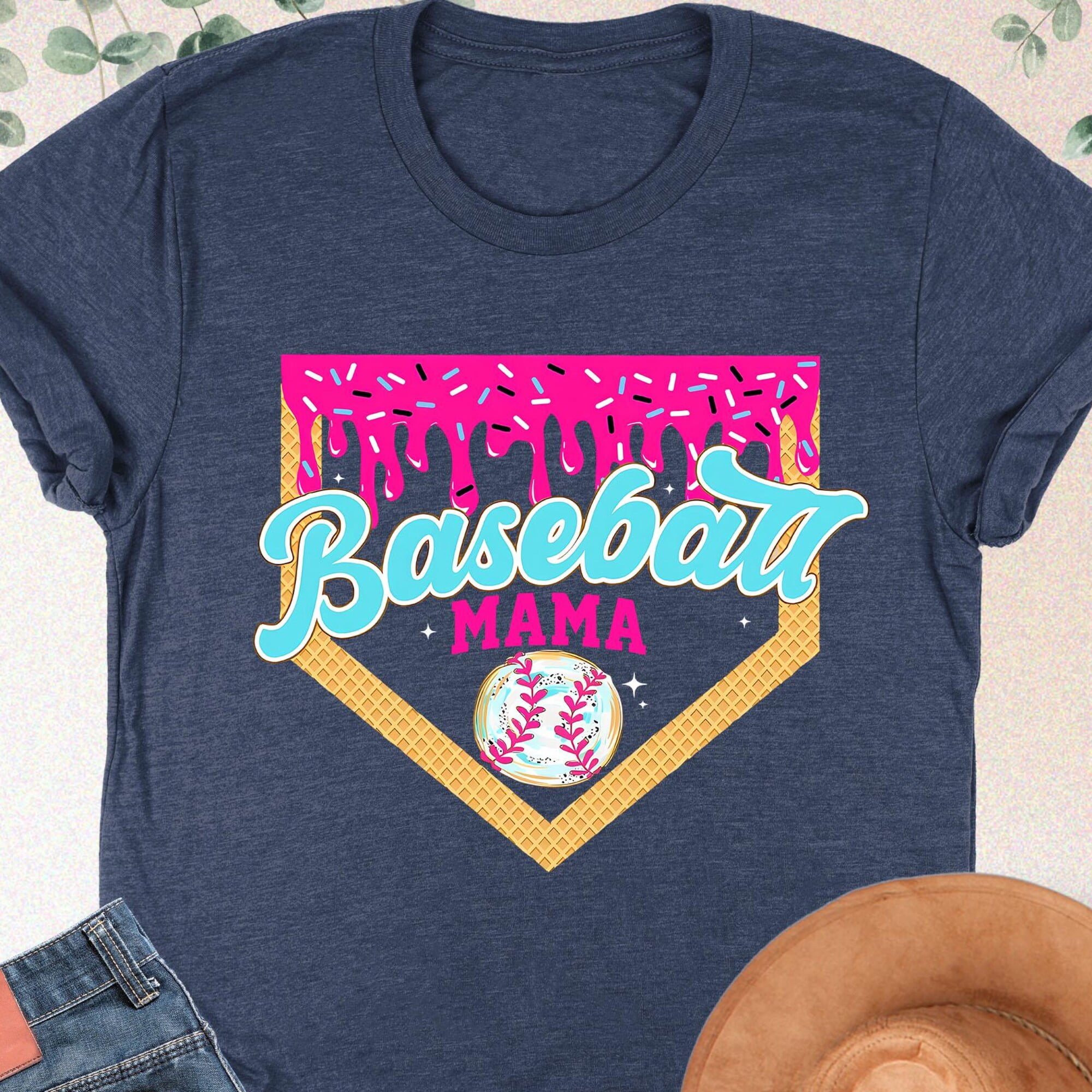 Baseball Drip Mama Shirt Baseball Mama Tshirt Game Day Baseball Tee Ice ...