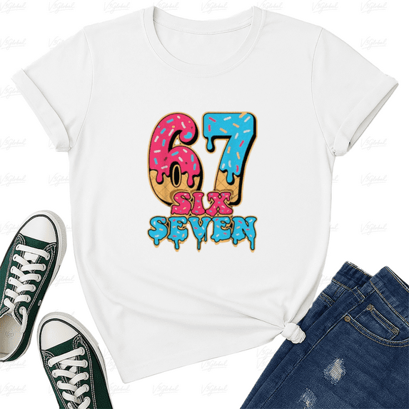 Baseball Drip Number 67 Player 67th Birthday Sports Fun Unisex T-Shirt ...