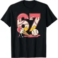 Baseball Drip Number 67 Player Ice Cream 67th Birthday Unisex T-Shirt ...