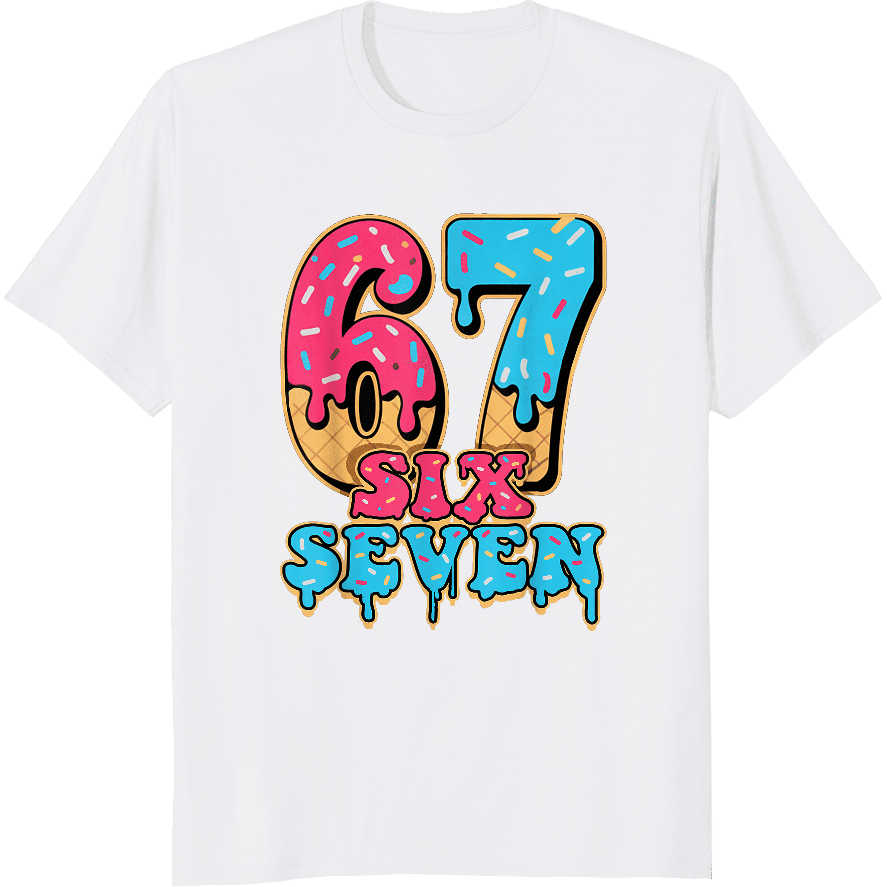 Baseball Drip Number 67 Player Or 67th Birthday T-Shirt ,Full Sizes S ...