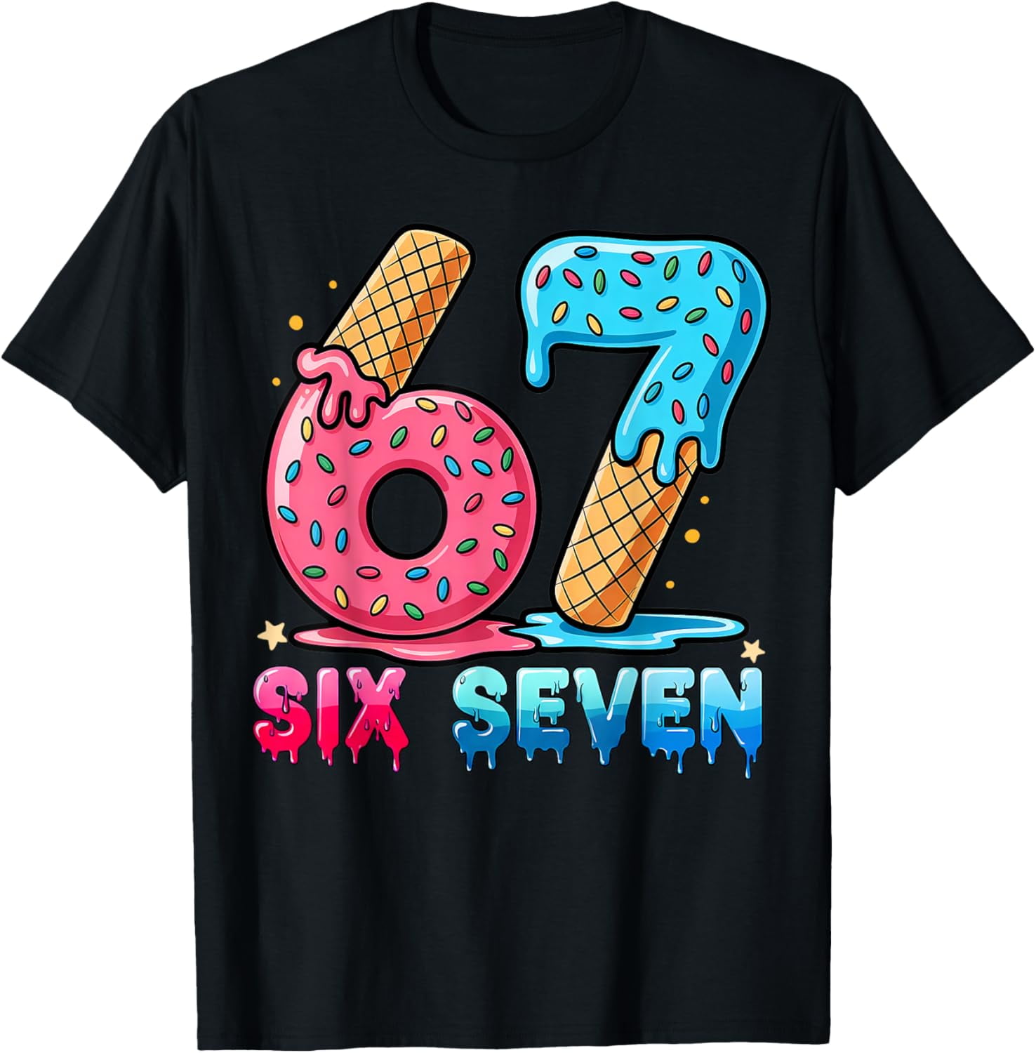 Baseball Drip Number 67 Player Or 67th Birthday T-Shirt - Walmart.com