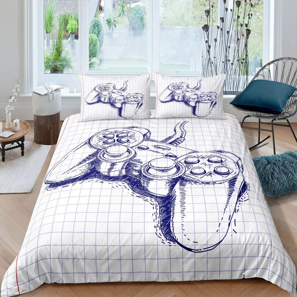 Baseball Duvet Cover Sports Theme Bedding Set 3D Ball Pattern Comforter ...