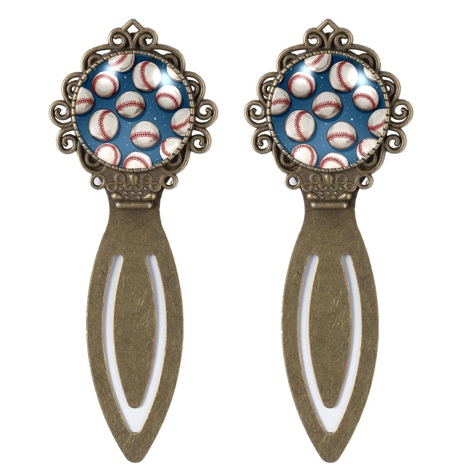 Baseball Elegant Copper-Colored Lace Bookmarks - Stainless Steel ...