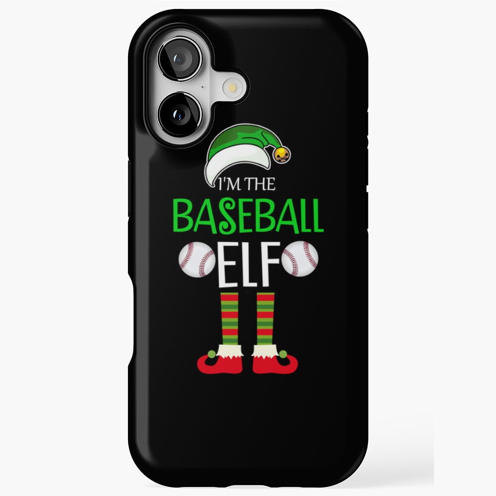 Baseball Elf Matching Family Gift Case with iPhone 17 through 11 Pro ...