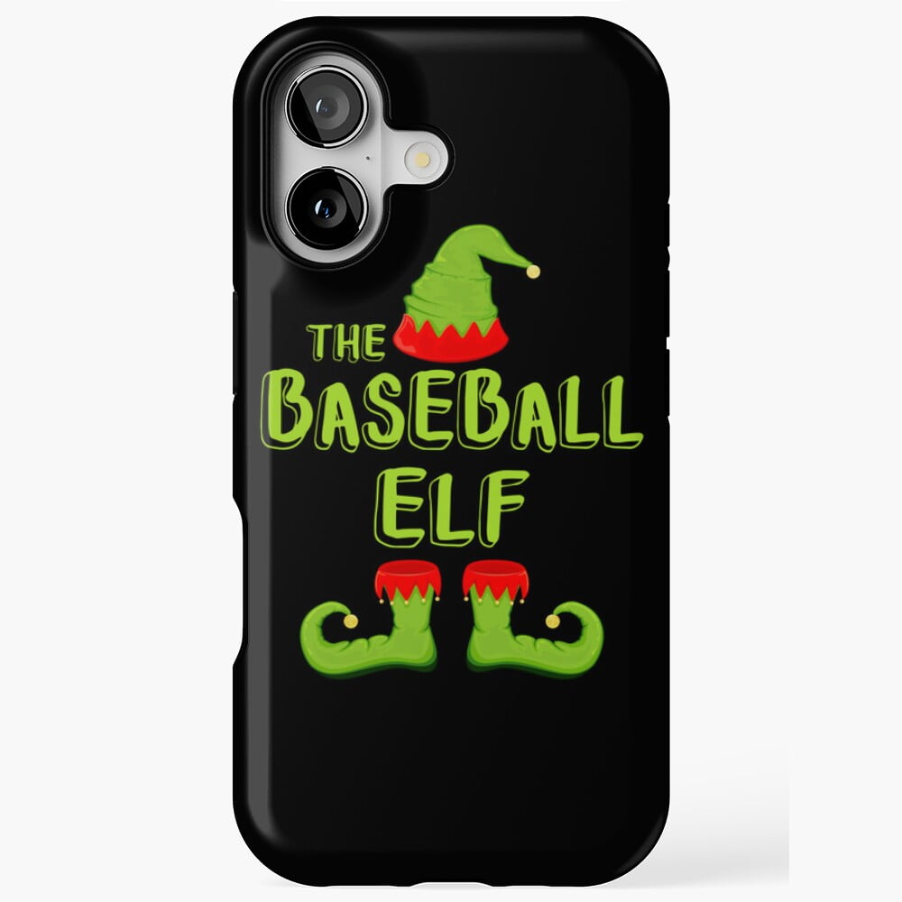Baseball Elf Matching Holiday Costume Case for iPhone 17 11 12 13 14 15 ...