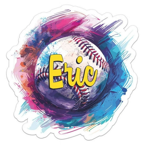 Baseball Eric Sticker Phone Decal Water Bottle Stickers Car Decals ...