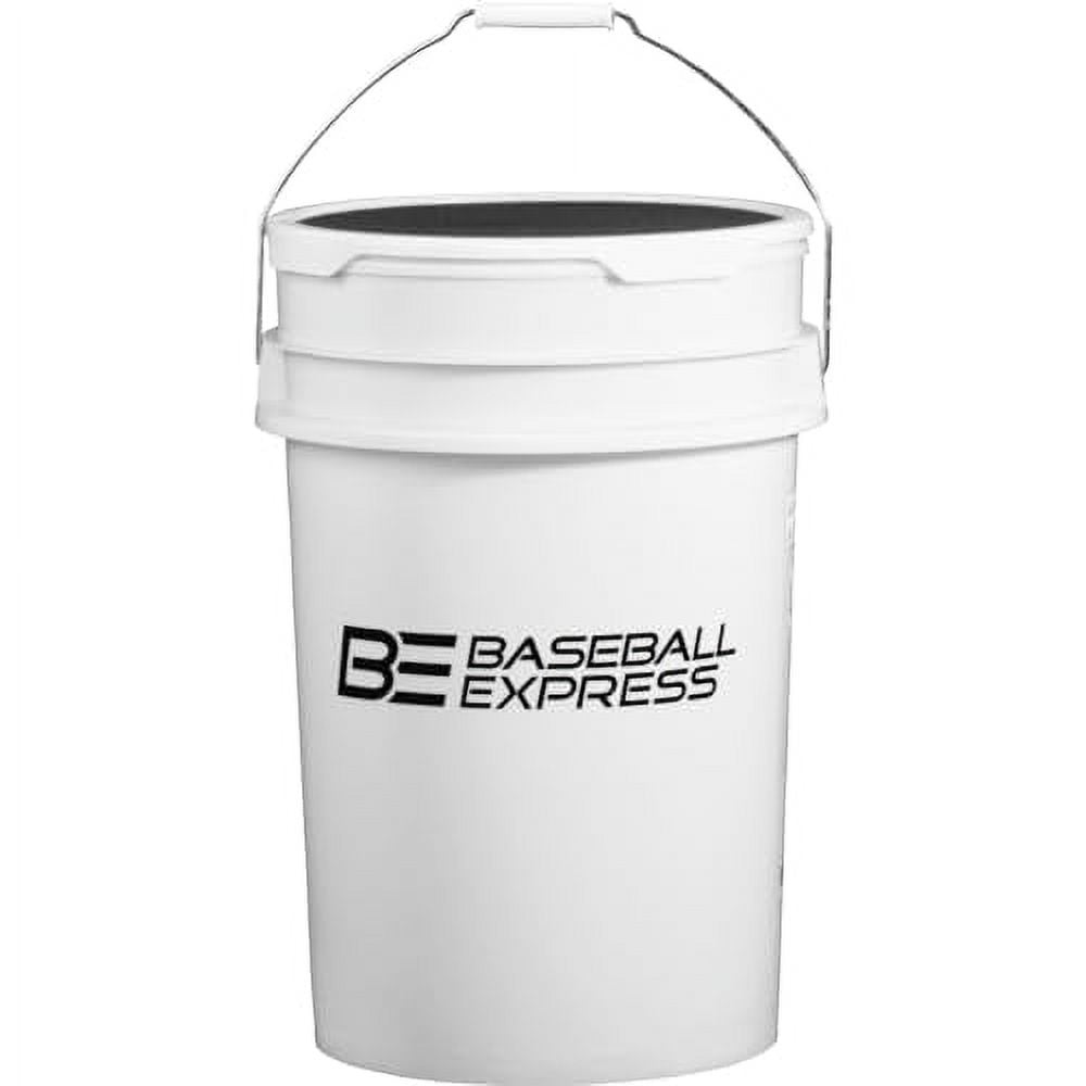 Baseball Express Baseball Bucket with Padded Seat, 6-Gallon Empty ...