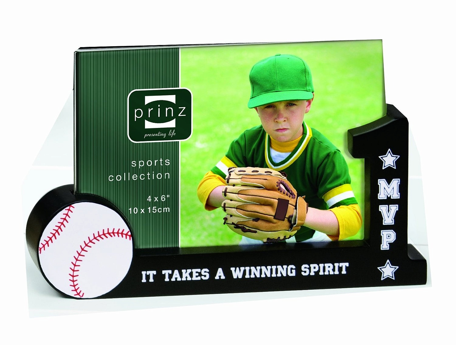 Baseball FANCY FOOTWORK wood freestanding frame by Prinz - 4x6 ...