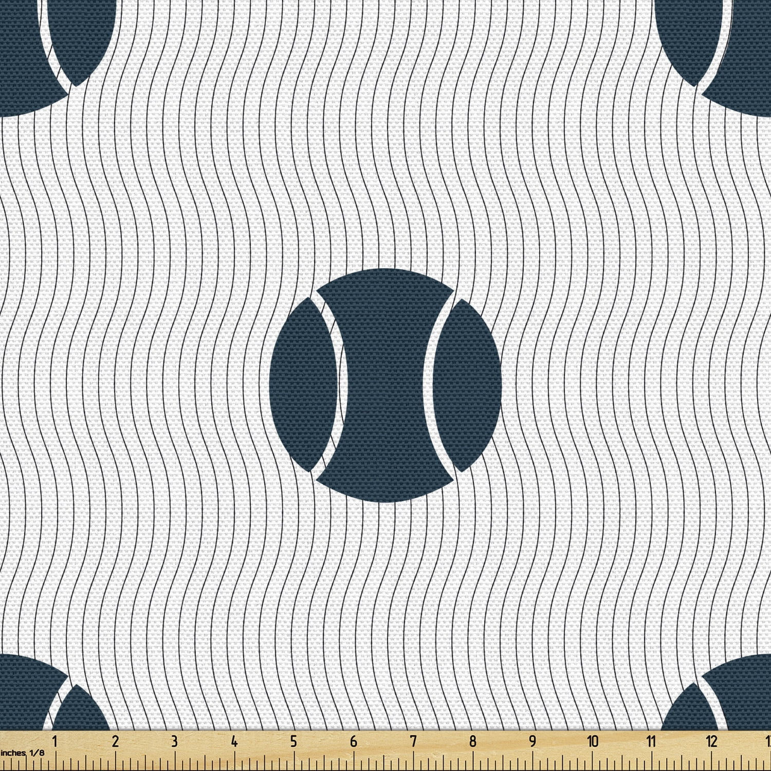 Ambesonne Baseball Fabric by the Yard Upholstery, Vertical Softball ...