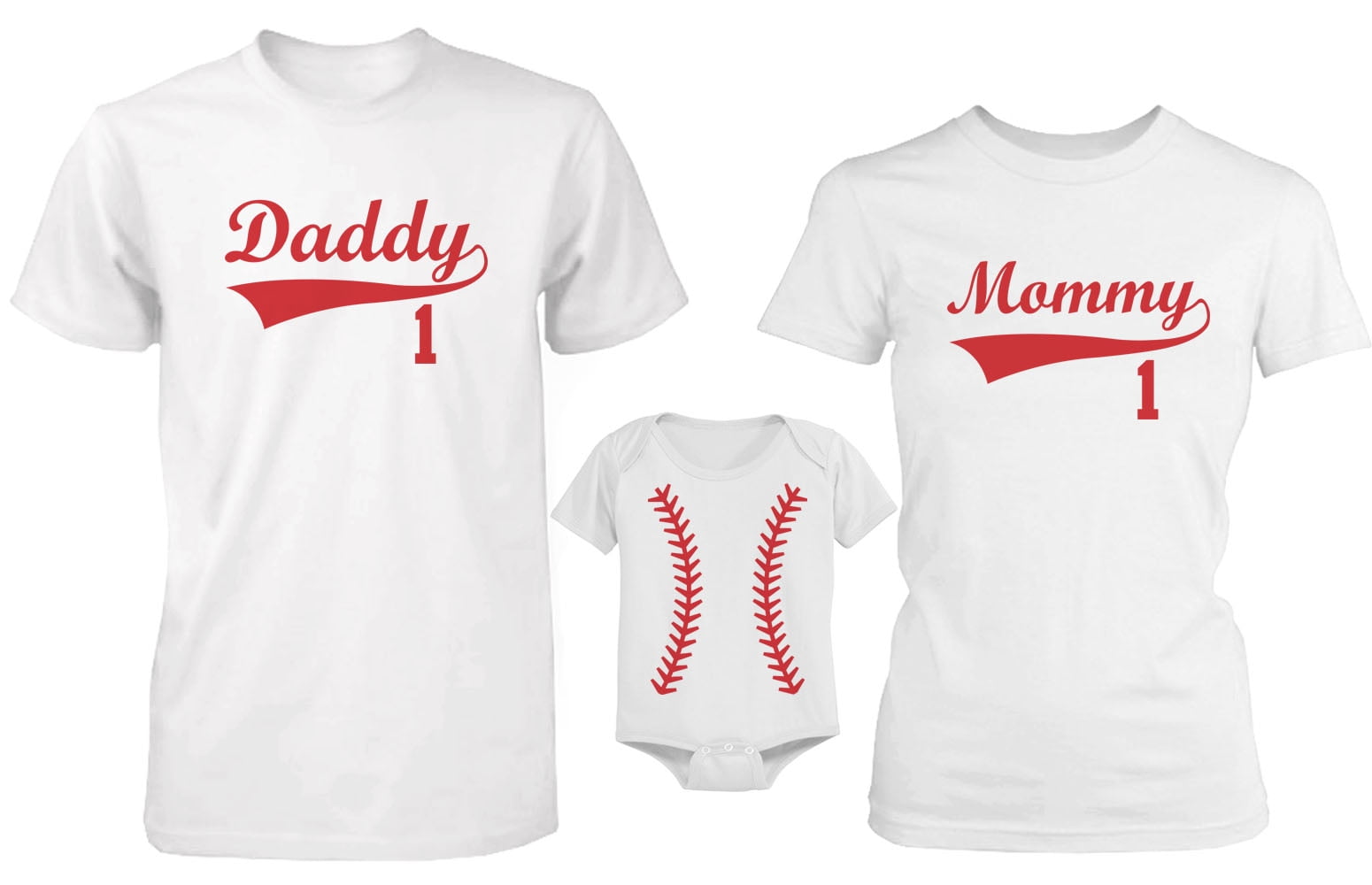 Baseball Family Family Matching Shirts and Bodysuit - Walmart.com
