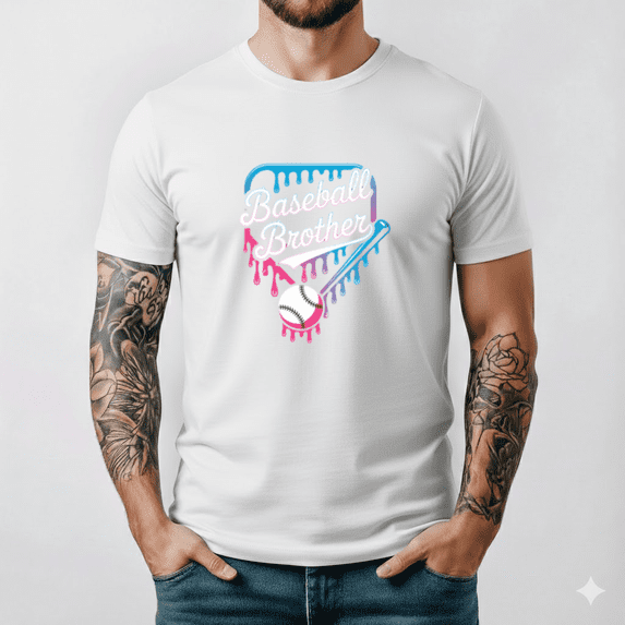 Baseball Family Ice Cream Graphic T Shirt For Birthday And Game Event ...