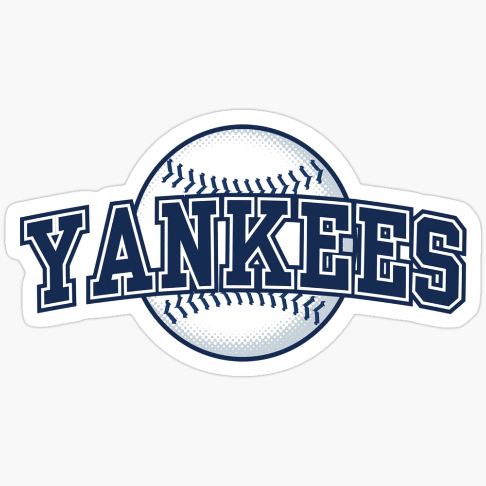 Baseball Fan Logo New York Sticker Baseball Sticker, Football Sticker ...