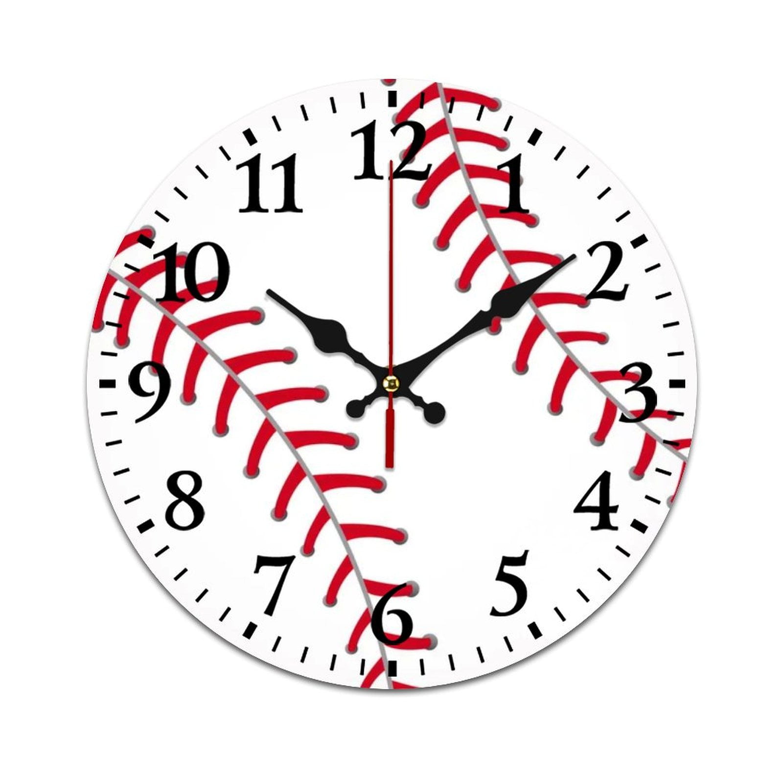 Baseball Fence Wall Clock Modern Design Clocks Wall Hanging Home Office ...